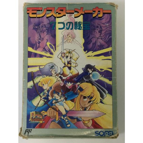 ■タイトルFC モンスターメーカー■商品名ファミコンソフト(箱説付)■商品状態ソフト：可箱：難あり（破れ）説明書：難あり■その他はがき付き