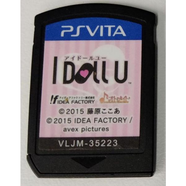 ■タイトル I DOLL U■商品名PS Vitaソフト(ソフトのみ)■商品状態ソフト：可箱：無し説明書：無し■その他