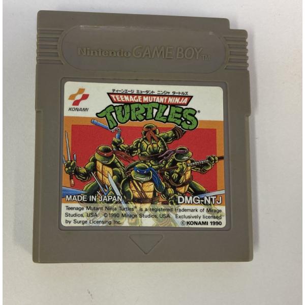 ■タイトルGB ティーンエージ ミュータント ニンジャ タートルズ■商品名ゲームボーイソフト(ソフトのみ)■商品状態ソフト：良い箱：無し説明書：無し■その他