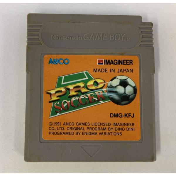 ■タイトルGB プロサッカー■商品名ゲームボーイソフト(ソフトのみ)■商品状態ソフト：難あり箱：無し説明書：無し■その他