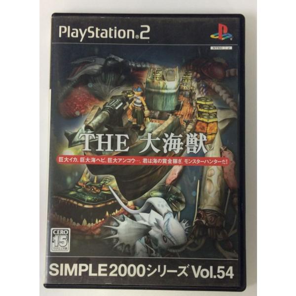 ■タイトルPS2 SIMPLE2000シリーズ Vol.54 THE 大海獣■商品名プレイステーション2ソフト(箱説付)■商品状態ソフト：非常に良い箱：難あり説明書：良い■その他