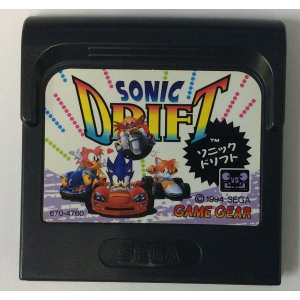 ■タイトルGG ソニックドリフト■商品名ゲームギアソフト(ソフトのみ)■商品状態ソフト：難あり箱：無し説明書：無し■その他