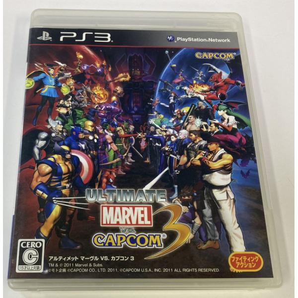 ■タイトルPS3 ULTIMATE MARVEL VS. CAPCOM 3(アルティメットマーヴルバーサスカプコン3)■商品名プレイステーション3ソフト(箱説付)■商品状態ソフト：良い箱：可（傷み）説明書：良い■その他