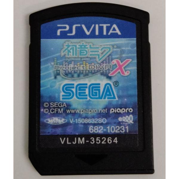■タイトルPSV 初音ミク -Project DIVA- X■商品名PS Vitaソフト(ソフトのみ)■商品状態ソフト：可箱：無し説明書：無し■その他