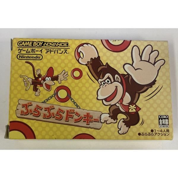 ■タイトルGBA ぶらぶらドンキー■商品名ゲームボーイアドバンスソフト(箱説付)■商品状態ソフト：可箱：難あり（色褪せ）説明書：可（折れ）■その他