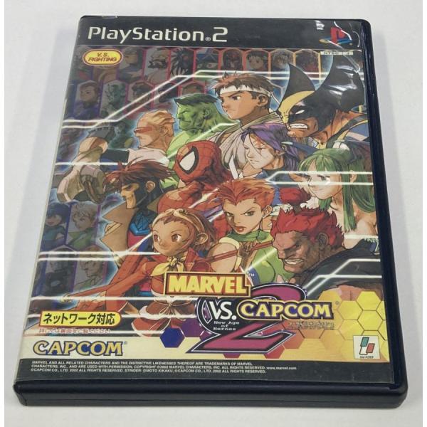 ■タイトルPS2 MARVEL VS. CAPCOM2 New Age of Heroes■商品名プレイステーション2ソフト(箱説付)■商品状態ソフト：可（傷み）箱：可（傷み）説明書：難あり（傷み、やけ、ホチキスに錆）■その他