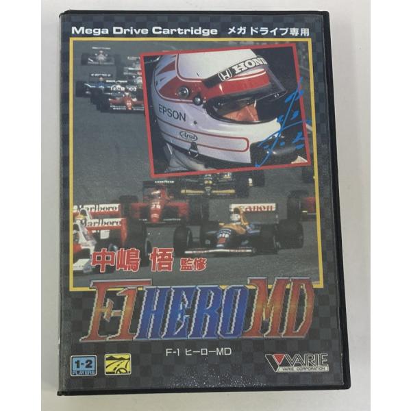 ■タイトルMD 中嶋 悟F‐1HERO■商品名メガドライブソフト(箱説付)■商品状態ソフト：可箱：良い説明書：難あり（ホチキスに錆）■その他