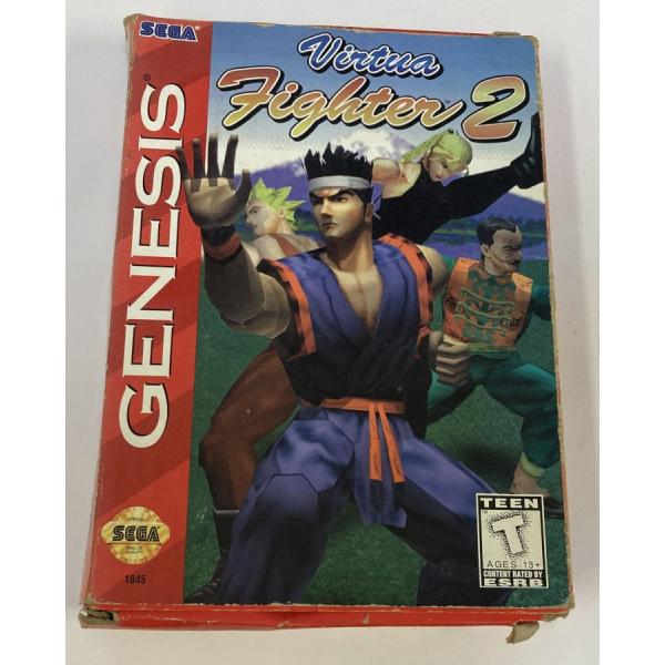 ■タイトルMD Virtua Fighter2 GENESIS版 バーチャファイター2■商品名メガドライブソフト(箱説付)■商品状態ソフト：良い箱：難あり（色褪せ）説明書：可（ホチキスに錆）■その他はがき付き