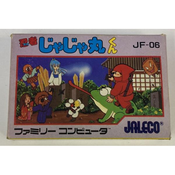■タイトルFC 忍者じゃじゃ丸くん■商品名ファミコンソフト(箱説付)■商品状態ソフト：良い箱：良い説明書：良い■その他