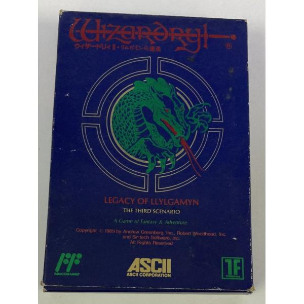 ■タイトルFC ウィザードリィII■商品名ファミコンソフト(箱説付)■商品状態ソフト：可箱：可（汚れあり）説明書：可（しみあり）■その他