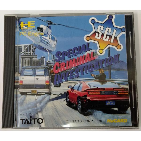 ■タイトルPCE S.C.I.■商品名PCエンジンソフト(箱説付)■商品状態ソフト：可箱：可説明書：可■その他はがき付き付き