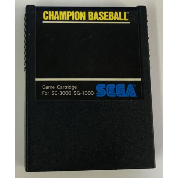 ■タイトルSG チャンピオンベースボール■商品名SG-1000ソフト(ソフトのみ)■商品状態ソフト：可箱：無し説明書：無し■その他