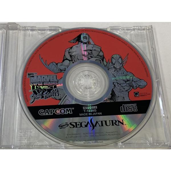 ■タイトルSS マーヴル・スーパーヒーローズVSストリートファイター■商品名セガサターンソフト(ソフトのみ)■商品状態ソフト：可（傷あり）箱：無し説明書：無し■その他