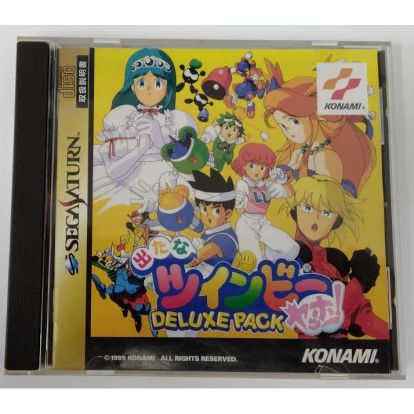 ■タイトルSS 出たなツインビーヤッホー! DELUXE PACK■商品名セガサターンソフト(箱説付)■商品状態ソフト：可（傷あり）箱：可（全体的に傷、汚れ、ヒビあり）説明書：可（全体的に傷みあり）■その他帯付き
