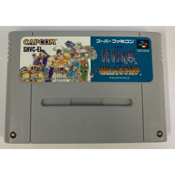 ■タイトルSFC ザ・キングオブドラゴンズ■商品名スーパーファミコンソフト(説付)■商品状態ソフト：難あり箱：無し説明書：難あり■その他