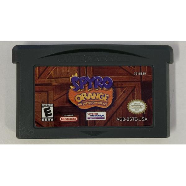 ■タイトルGBA SPYRO ORANGE THE CORTEX CONSPIRACY スパイロ オレンジ 北米版■商品名ゲームボーイアドバンスソフト(説付)■商品状態ソフト：良い箱：無し説明書：良い■その他はがき付き