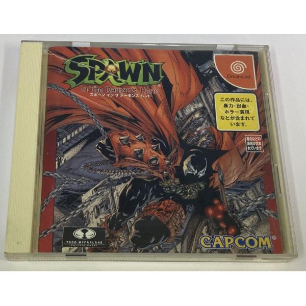 ■タイトルDC SPAWN In The Demon's Hand■商品名ドリームキャストソフト(箱説付)■商品状態ソフト：可（傷あり）箱：難あり（表にひび、中にやけ）説明書：良い■その他帯、はがき付き