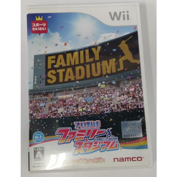 ■タイトルWii プロ野球 ファミリースタジアム■商品名Wiiソフト(箱説付)■商品状態ソフト：可（傷あり）箱：可説明書：可（全体的に傷みあり）■その他