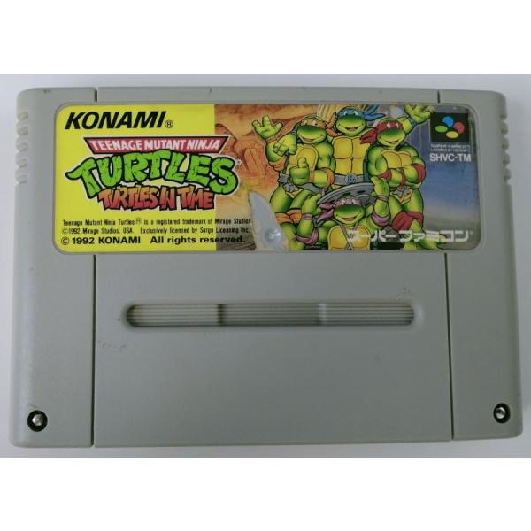 ■タイトルSFC ティーンエイジ ミュータント ニンジャ タートルズ タートルズ イン タイム■商品名スーパーファミコンソフト(ソフトのみ)■商品状態ソフト：難あり（前面のシールに破れあり）箱：無し説明書：無し■その他