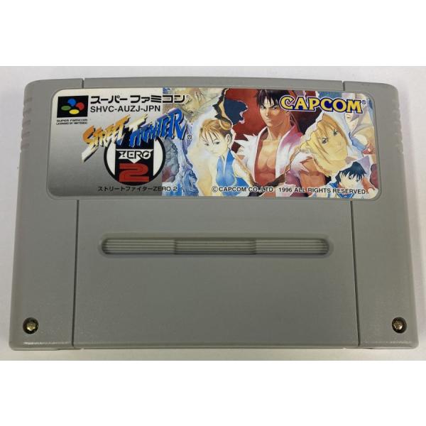 ■タイトルSFC ストリートファイターZERO2■商品名スーパーファミコンソフト(ソフトのみ)■商品状態ソフト：良い箱：無し説明書：無し■その他