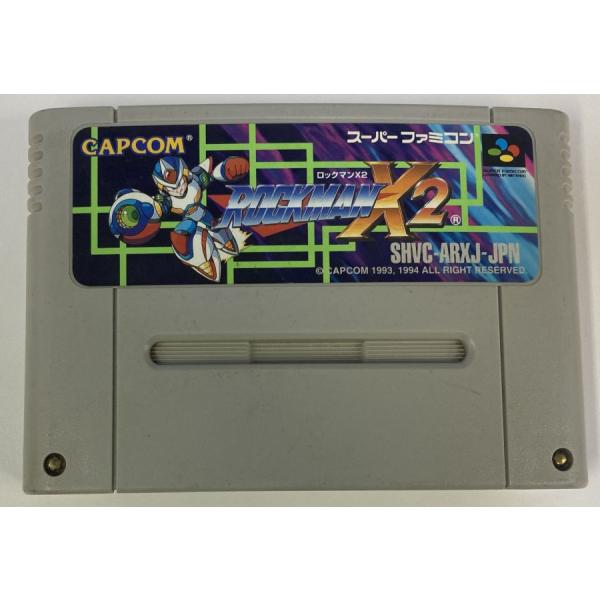 ■タイトルSFC ロックマンX2■商品名スーパーファミコンソフト(ソフトのみ)■商品状態ソフト：可箱：無し説明書：無し■その他※こちらの商品は写真の商品と同状態の商品が発送されます。予めご了承ください。