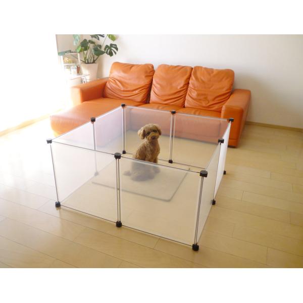 【商品サイズ】●Ｍサイズ：約100x100x70cm※パネル1枚あたりのサイズ 約50x70cm 8枚入り●Ｓサイズ：約100x100x50cm※パネル1枚あたりのサイズ 約50x50cm 8枚入り【材質等】パネル：PPフレーム：鉄ジョイン...