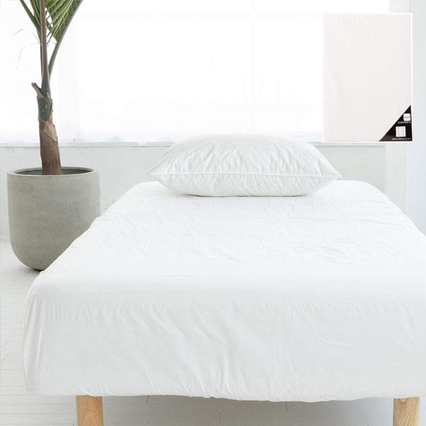 多彩なカラーバリエーションのシンプルなボックスシーツ。肌触りのいい綿100％の生地。抗菌加工、防縮加工がされているので安心。無地なのでシンプルで使いやすい。裏面ゴム仕様で布団への取り付けも簡単。＜シングル＞100×200×28cm日本製綿1...