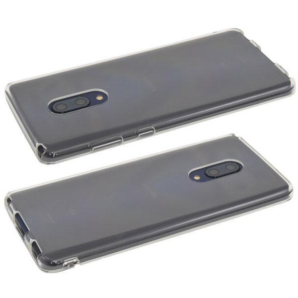 対応機種AQUOSzero2 SH-01M(docomo)AQUOSzero2 SHV47(au)AQUOSzero2 906SH(SoftBank)AQUOSzero2 SH-M13（SIMフリーモデル）シンプルな透明のマイクロドット ソ...