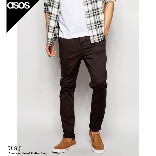 エイソス メンズ キレカジ パンツ 大きいサイズ  2017 翌日発送 即納素材コットン98%　ポリウレタン2%サイズ：29x32ウエスト：74cm　股下：81cm当店ではメーカー発表値を採用しております。商品のデザインにより、上記サイズ表...