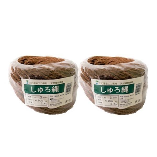 ○天然のパームヤシが原料ですので、使用後には自然に還る環境に優しい素材です。○樹木と支柱の結束や選定した枝の結束、植物の誘引など園芸・造園用の資材として様々な用途に使用できる天然素材のしゅろ縄です。○水につけることで縄が柔らかくなり、滑りが...