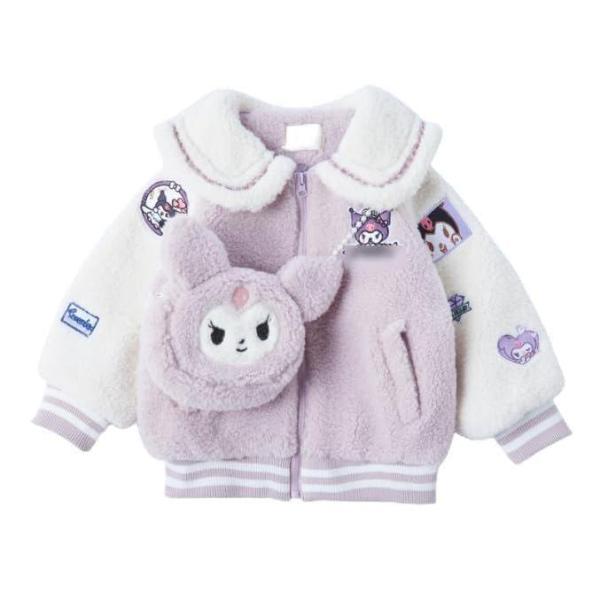 クロミちゃん 綿入れの服 秋冬服 子供服 ジャケット コート 子供 女の子 キッズ  もこもこ かわいい ジャケット 上着 アウター スポーツウェア クリスマス 素材はポリエステルダウンコットンです。通気＆吸湿、手触りが柔らかい、コンフォー...