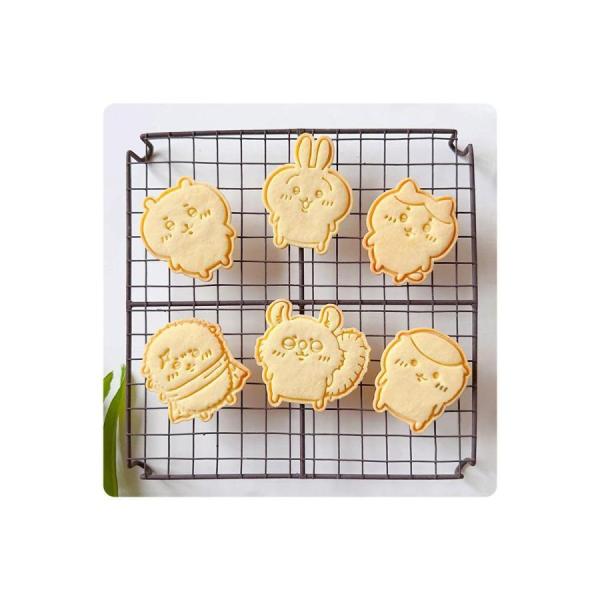 8点セット ちいかわ クッキー型 うさぎ ハチワレ 子供 クッキー型抜き ビスケットDIY焼き型 製菓用品 手作り 可愛い 菓子型  祝日 誕生日 プレゼント材質：PLAプラスチック、加熱不可、常温洗浄 色：ロットによって型の色が違うので、...