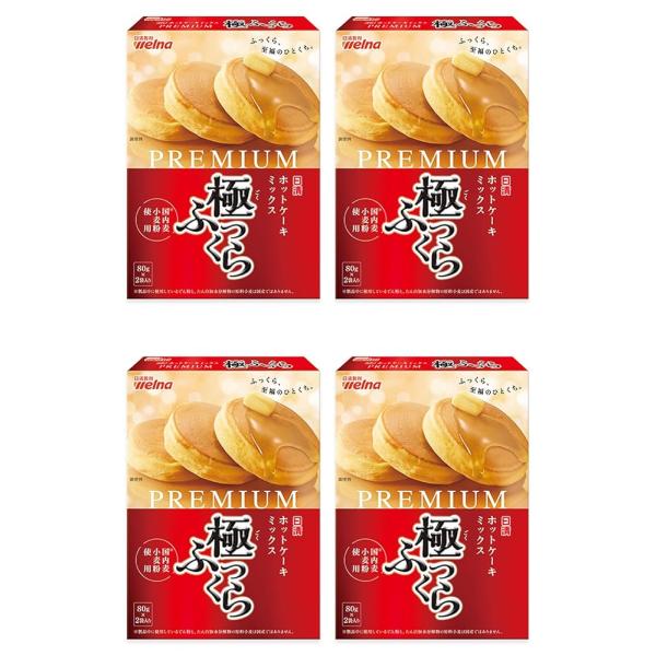 「商品情報」商品の説明日清 製粉 ウェル ナ「ホットケーキミックス PREMIUM 極ふっくら 160g」は、家庭で手軽に“ワンランク上のホットケーキ”が楽しめるプレミアムタイプのミックス粉です。最大の特長は、名前の通り驚くほどのふっくら感...