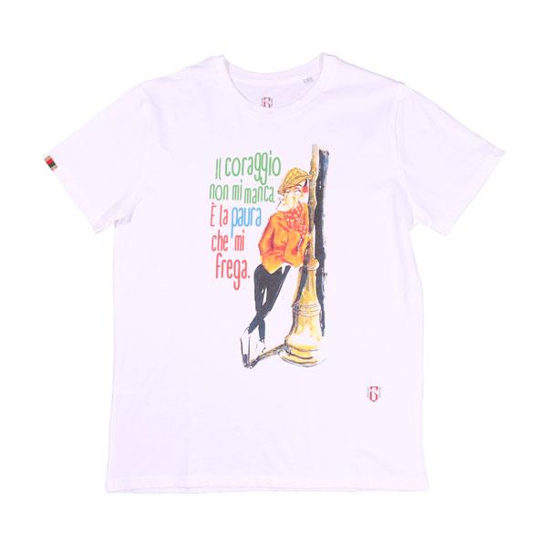 ―その他の詳細について―made in ITALY / プリント / il coraggio non mi manca. E la paura che mi frega. / トト◆サイズ◆表記サイズ：S ※当店基準サイズ S（44）相当【...