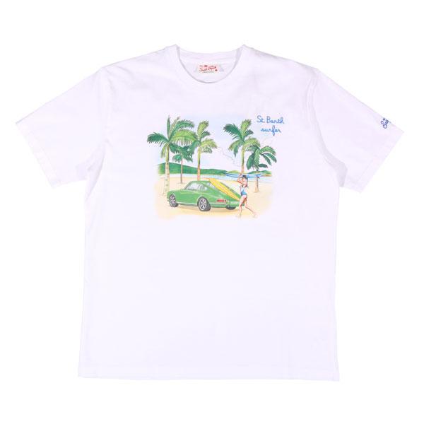 ―その他の詳細について―made in India / SURF CAR GIRL 01N ENB / TSHM001 / 左胸にロゴの刺繍 / 正面にプリント◆サイズ◆表記サイズ：L ※当店基準サイズ XL（50）相当【参考実寸】肩幅 4...