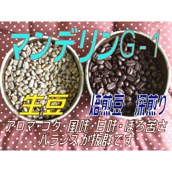 コーヒー、マンデリンＧ−１を特別に期間限定で、販売いたします。ローストは、イタリアンロースト・・・アイスコーヒーの豆に近い濃さです。深く焙煎することで、ビターな味わいと、さらに深いアロマを引き出しています。