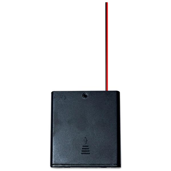 電池を使った工作（DIY）に最適。気軽に出来る電池式電源。身近にある単3電池を使って、6Vの電源を供給。スイッチのON、OFFもあるため電気の制御も出来ます。仕様本体サイズ：高さ7cm、幅6.5cm、厚み2cm重量：約37g電源：単3電池×...