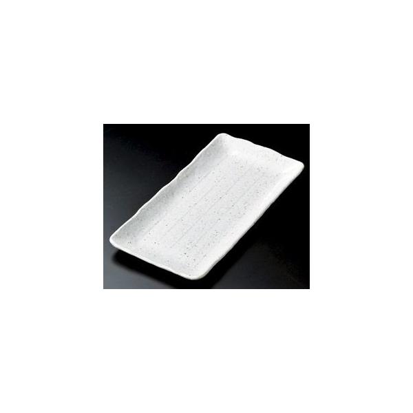 ホッケ皿・寿司皿に。大きめの焼物皿です。磁器・日本製（美濃焼）横幅３３cm×奥行１６．５cm×高さ３cmMKTG