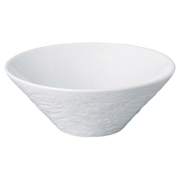 美濃焼ラーメン丼（大盛サイズ）直径２４．１cm×高さ９．３cm・満水１９２０cc外側：石目レリーフ