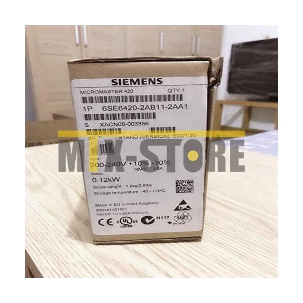 1PCS Unopened New  6SE6420-2AB11-2AA1 220V 0.12KW 6SE6 420-2AB11-2AA1