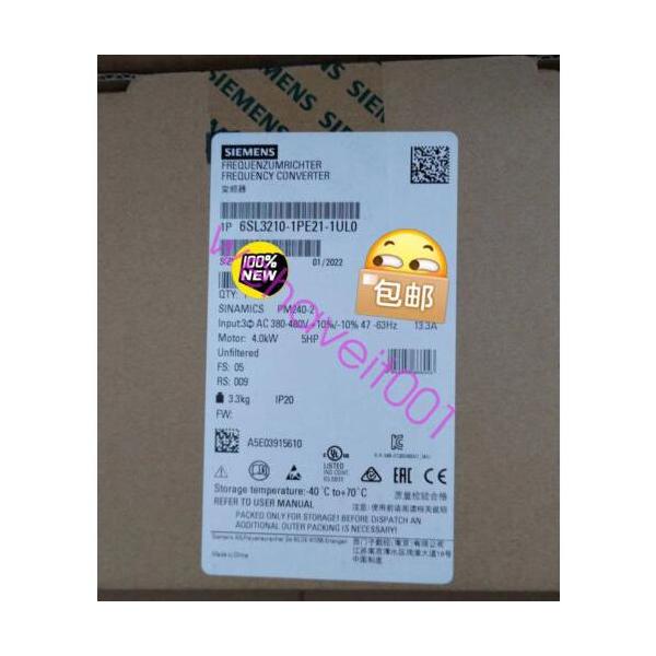 1PC New   6SL3210-1PE21-1UL0  Converter