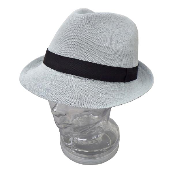 サイズ：59cm素　材：ポリエステル92％・コットン8％仕　様：　中折れハット　サイズ調整紐(スベリ)取扱いカラー：ライトグレー・コン