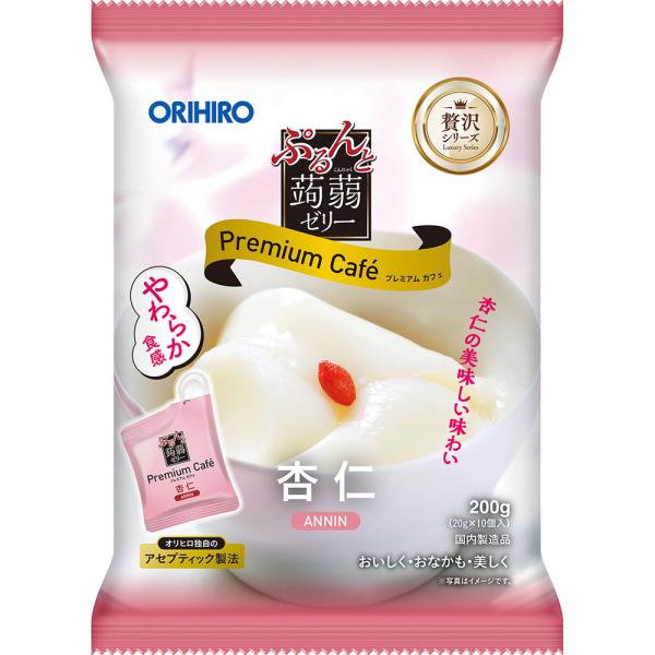 ぷるんと蒟蒻プレミアムカフェ　杏仁味 ２０ｇ×１０個/ゼリー　デザート