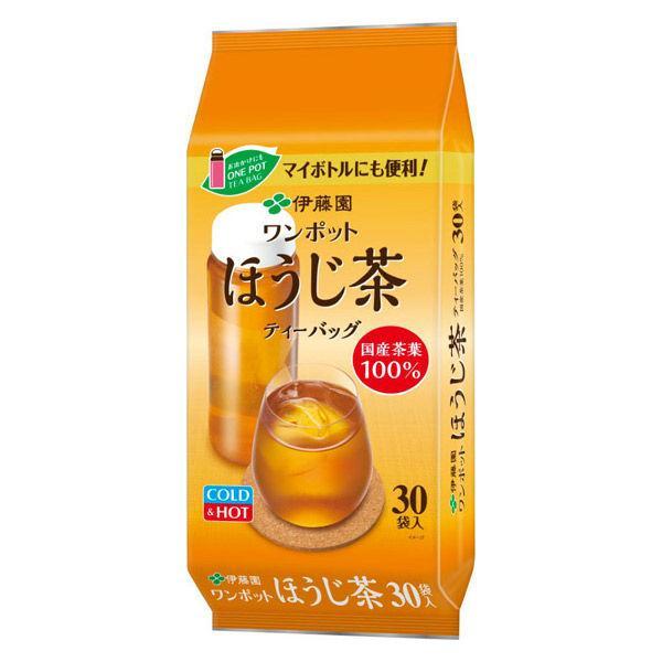 伊藤園 ワンポット ほうじ茶 エコティーバッグ30袋/お茶　茶葉