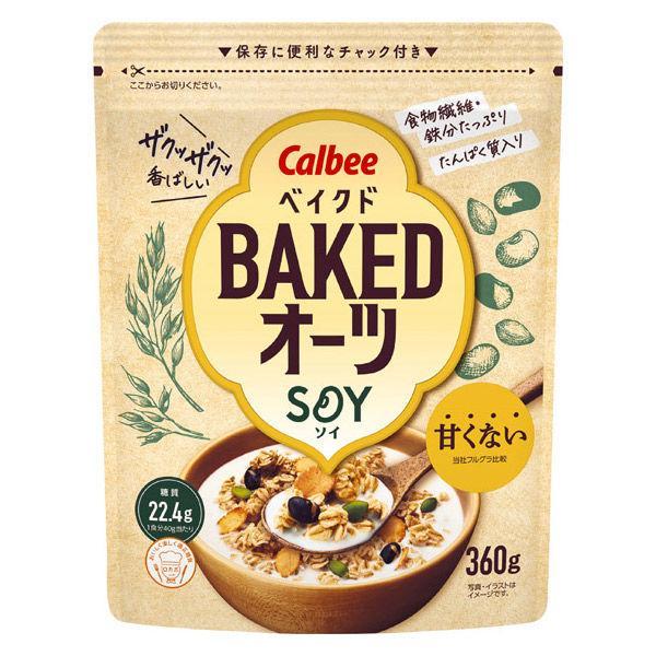 カルビー ベイクドオーツ SOY 360g/シリアル　大豆