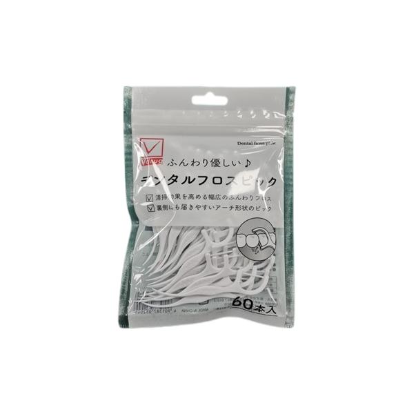 Vチェック　デンタルフロスピック　６０本入/歯間　オーラル