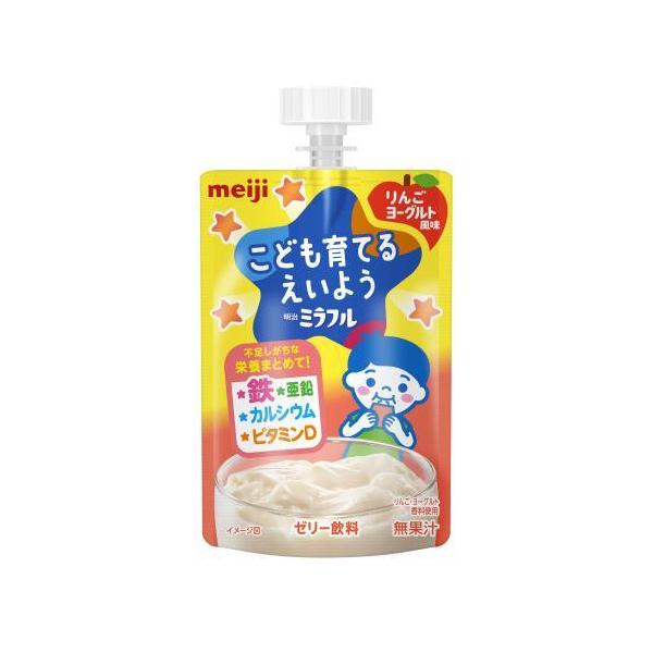 明治　ミラフルゼリー　りんごヨーグルト風味　100g/栄養　ゼリー
