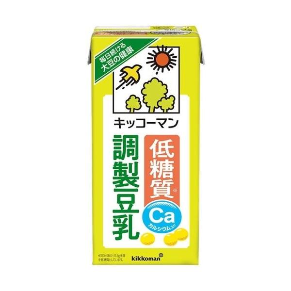 キッコーマン 低糖質 調製豆乳 1L/豆乳　紙パック