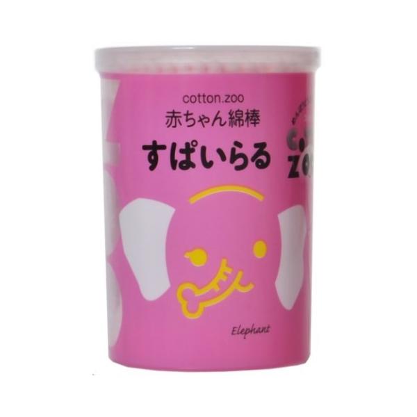 コットン・ズー 赤ちゃん綿棒すぱいらる 160本/ベビー綿棒