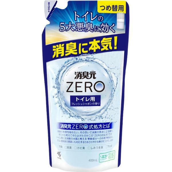 消臭元ZERO トイレ用 フレッシュシャボンの香り つめ替用 400mL/消臭剤